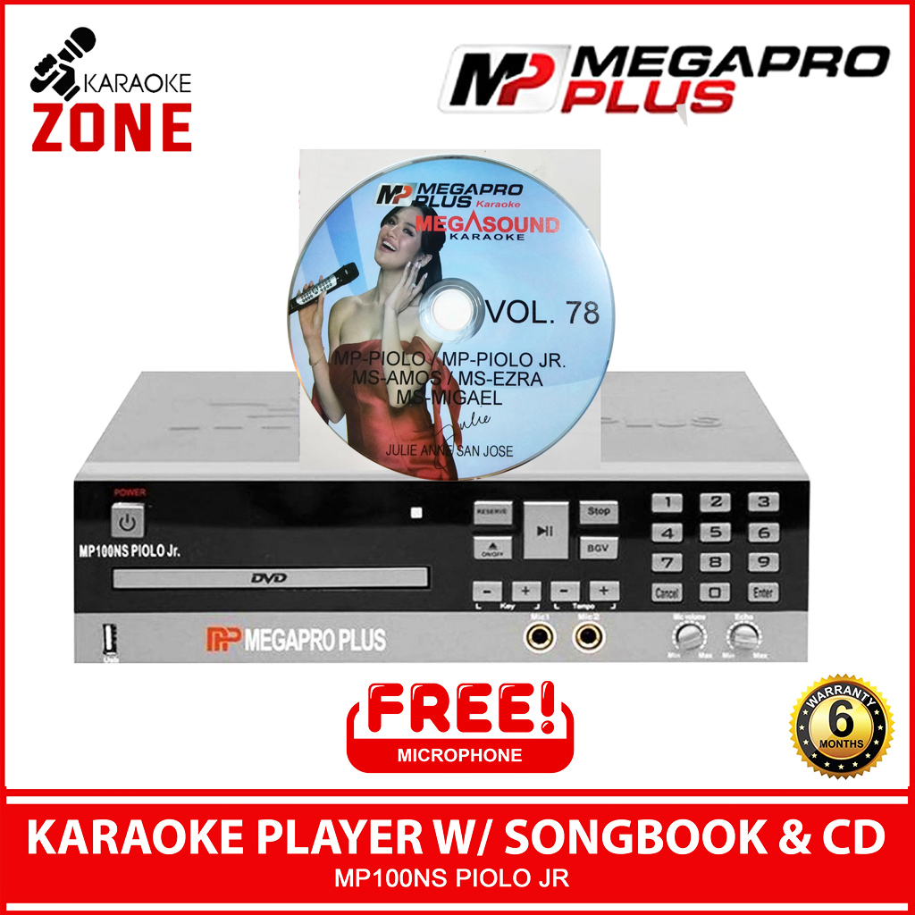 Megapro Plus MP 100 NS / Mp Piolo Jr / with Free Wired Microphone ...