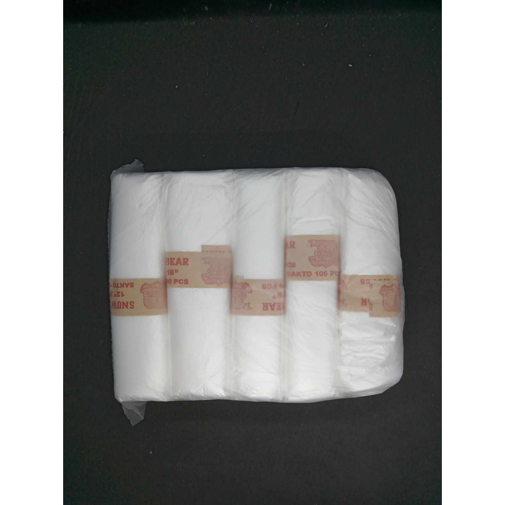 PLASTIC LABO ROLL 12X18 | SNOWBEAR BRAND | APPROXIMATELY 100PCS PER ...