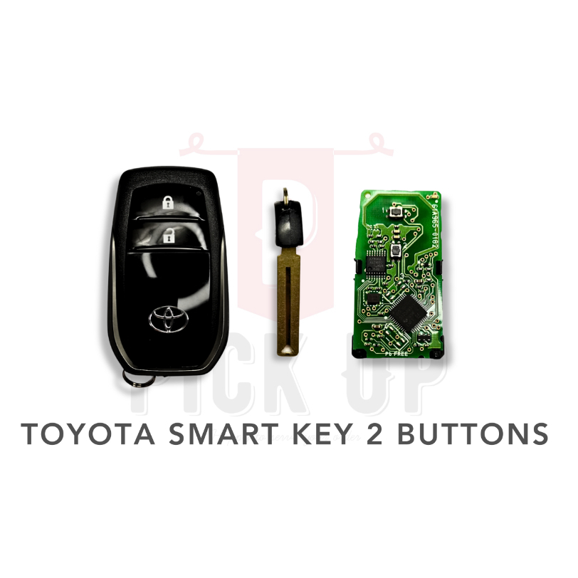 (S39) ID8A 433MHz keyless remote key fob 2button for toyota innova 2019 ...