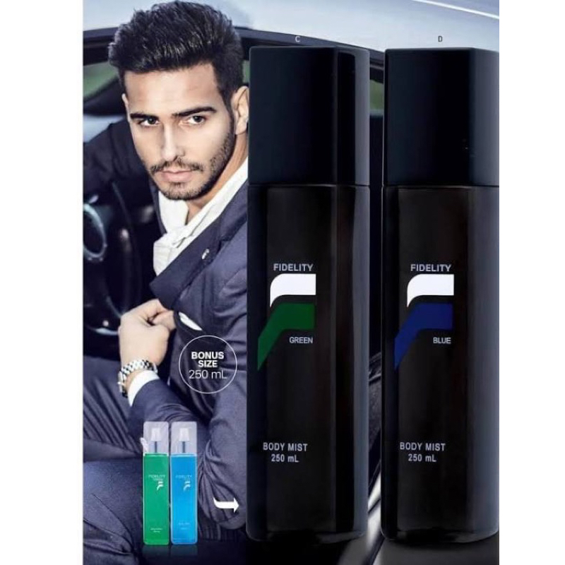 fidelity for men body mist 250ml | Shopee Philippines