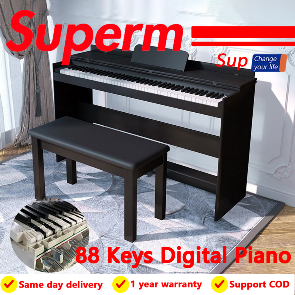 88 Keys Digital Adult Piano Home Exam Professional Playing Beginner ...