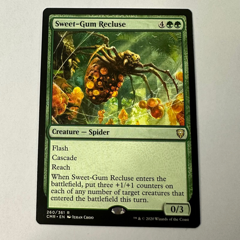 SWEET-GUM RECLUSE | SPIDER | CMR COMMANDER LEGENDS | GREEN | MTG MAGIC ...