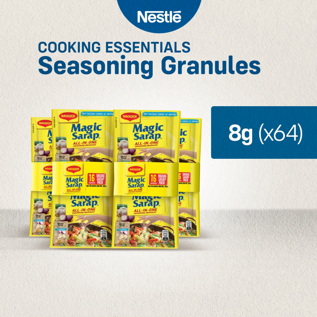 Maggi Magic Sarap All-In-One Seasoning Granules 8g - Pack of 64 ...