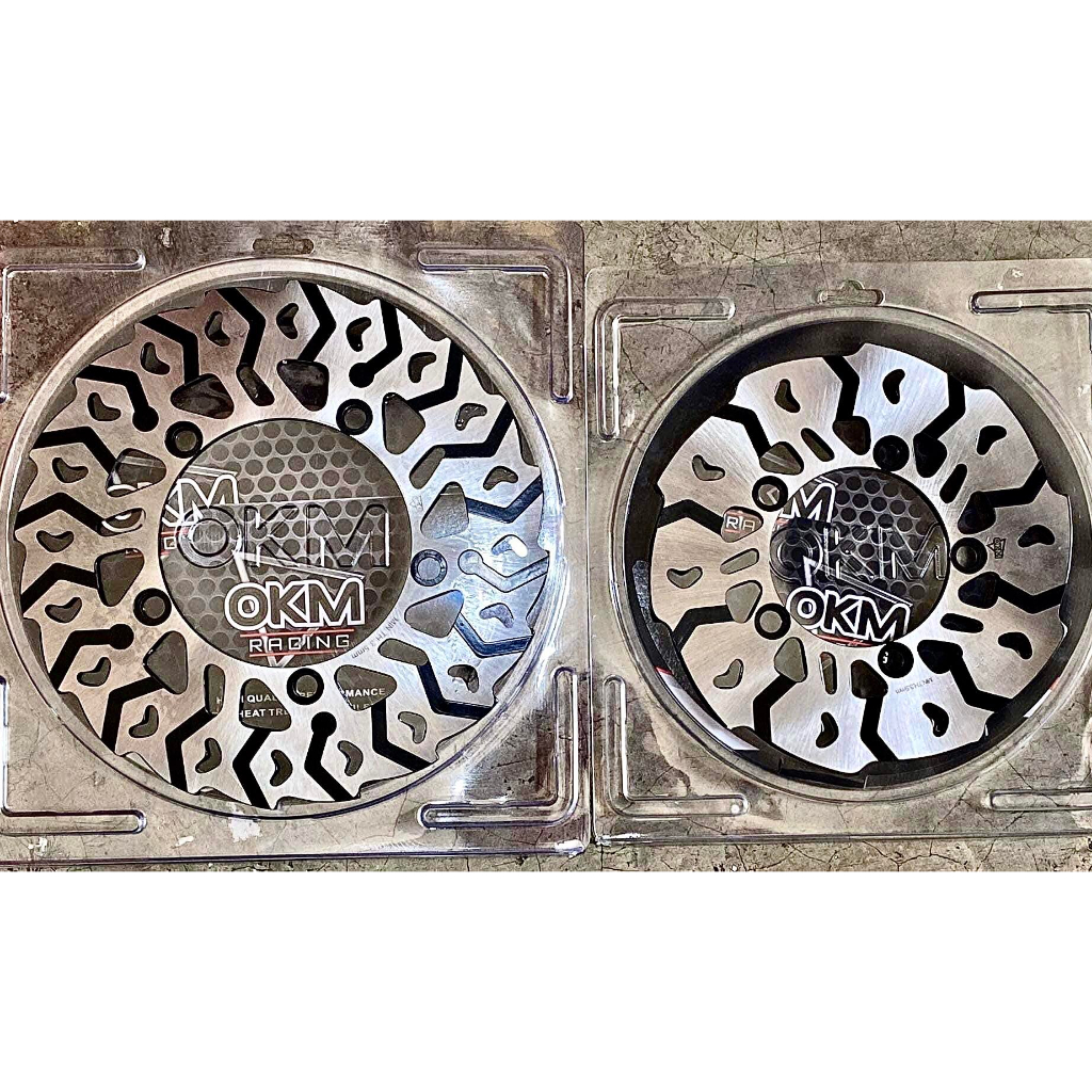OKM DISC PLATE SET (FRONT & REAR) RAIDER 150/ SNIPER 150 | Shopee ...