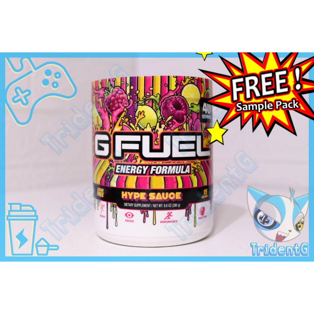 G Fuel HYPE SAUCE gfuel 40 servings (280g) | Shopee Philippines