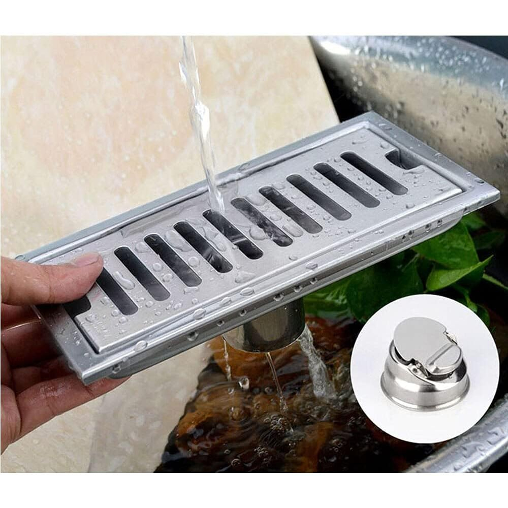 SUS304 Linear Floor Drain HOLE & TILE/CONCEALED Stainless Bathroom ...