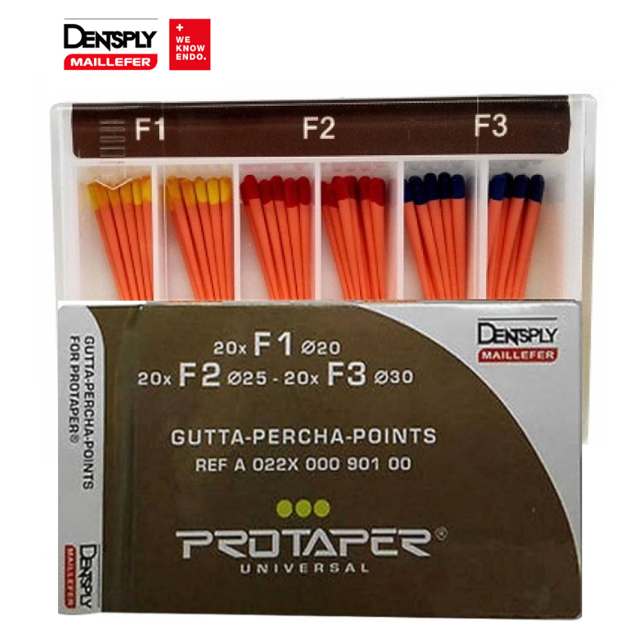 PROTAPER UNIVERSAL GP F1+F2+F3, F4+F5 [ DENTSPLY/ SWITZERLAND] 60 ...
