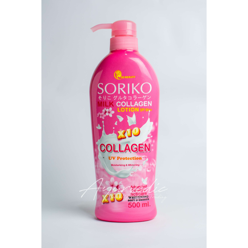 SORIKO MILK COLLAGEN LOTION 500 ML - ORIGINAL | Shopee Philippines