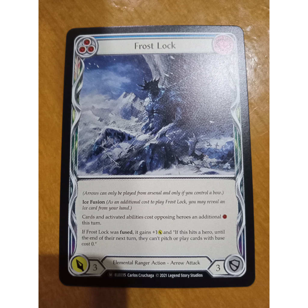 FAB Frost Lock Majestic Tales of Aria Flesh and Blood TCG Elemental ...
