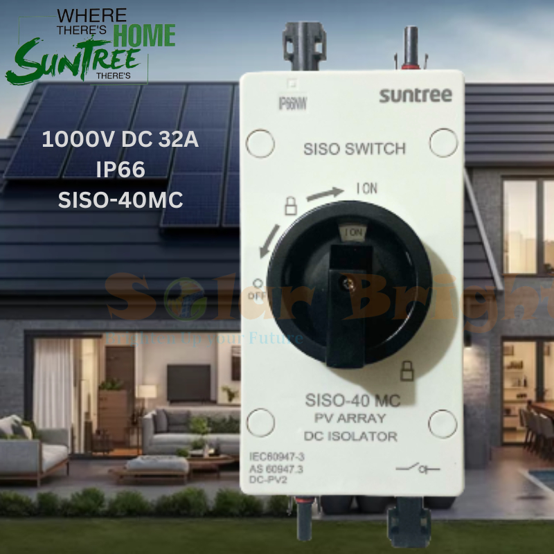 SUNTREE DC Isolator 1000V DC 32A IP66 Rating Solar Waterproof ...