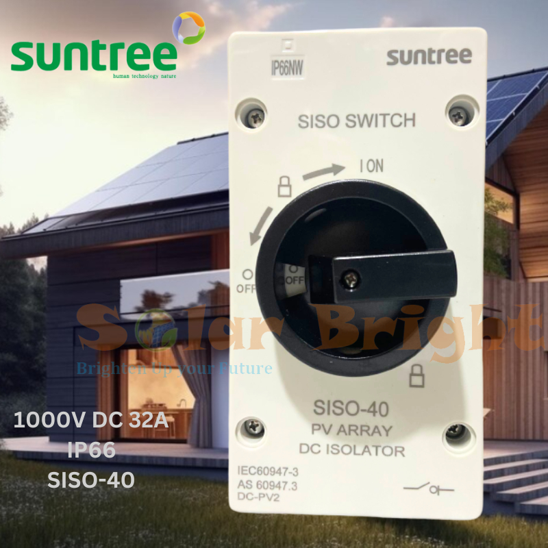 SUNTREE DC Isolator 1000V DC 32A IP66 Rating Solar Waterproof Isolator Switch | Shopee Philippines