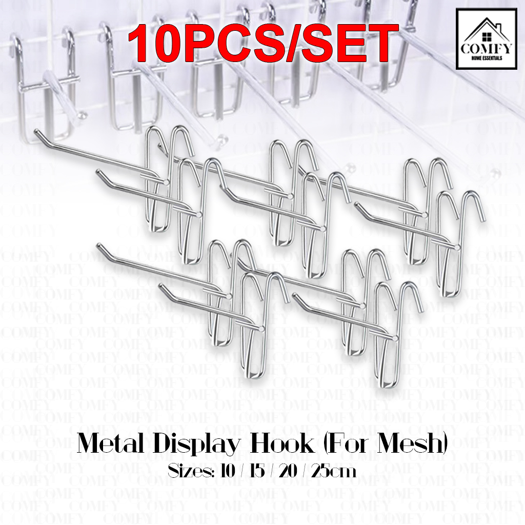 (10PCS/SET) 10/15/20/25cm Mesh Panel METAL Minimalist Iron Galvanized ...