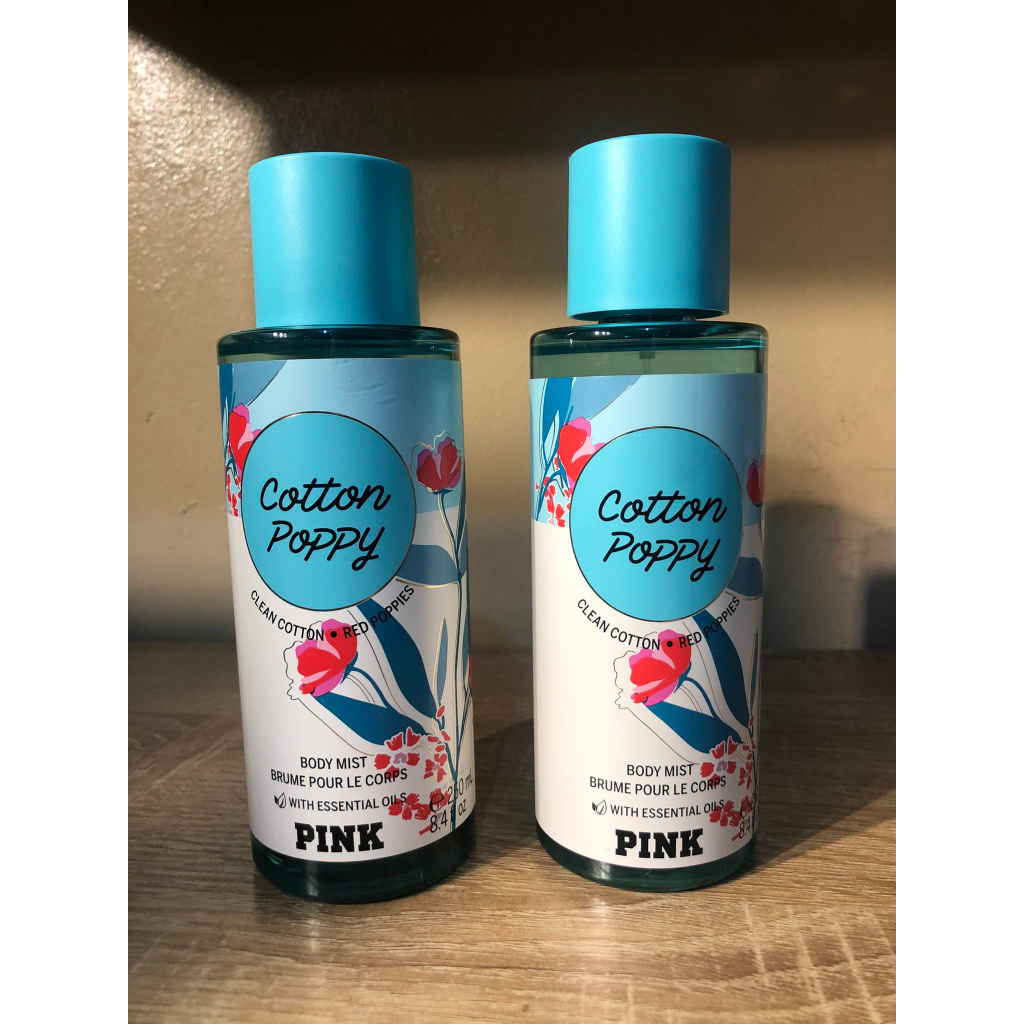 Cotton Poppy Fragrance Mist/ Victoria's Secret PINK | Shopee Philippines