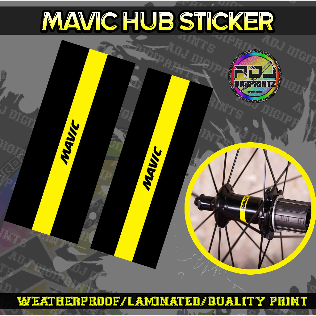 MAVIC BIKE FREEHUB STICKER DECALS | Shopee Philippines