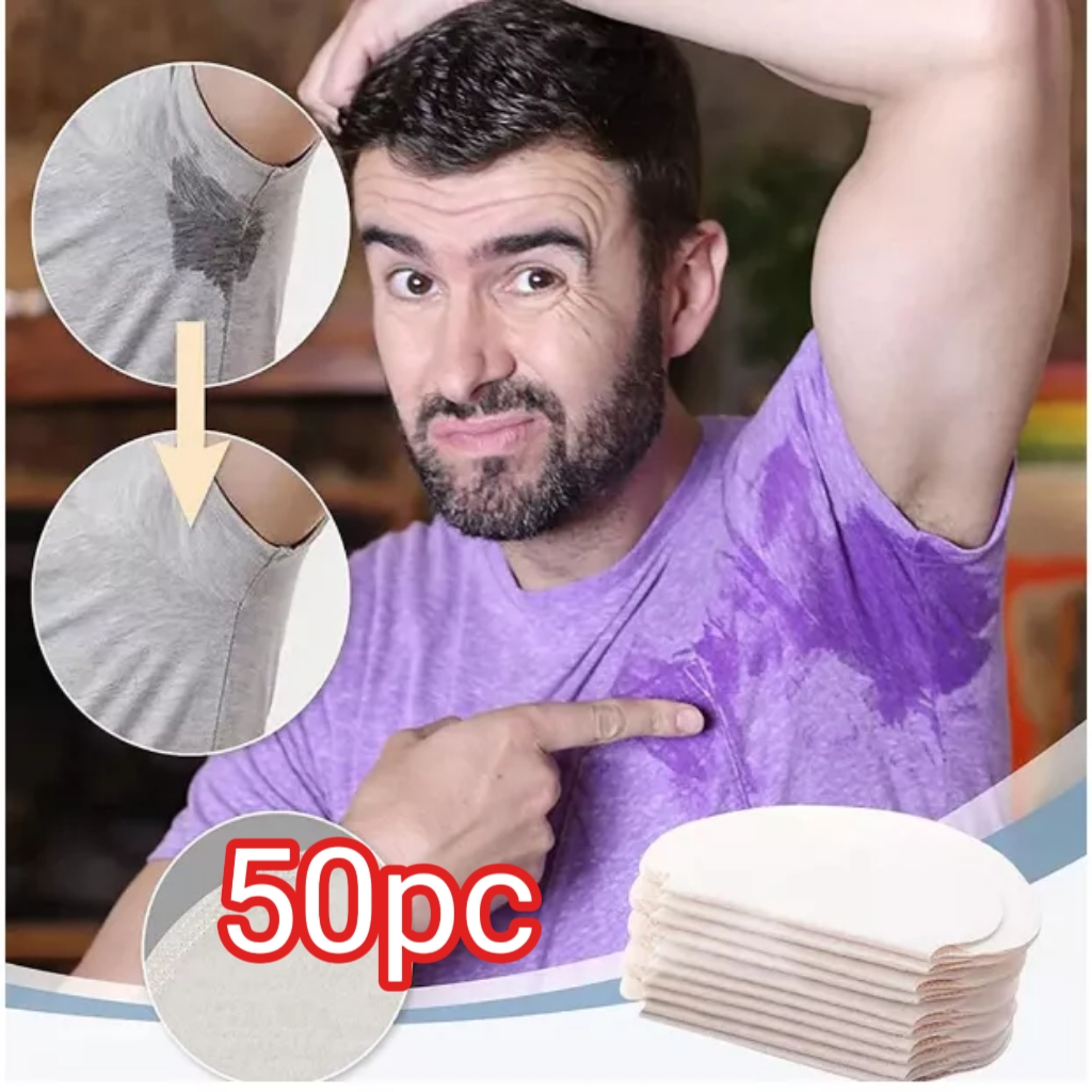 100pc Antiperspirant Underarm Dress Sticker Pads Armpits Sweat Pads ...
