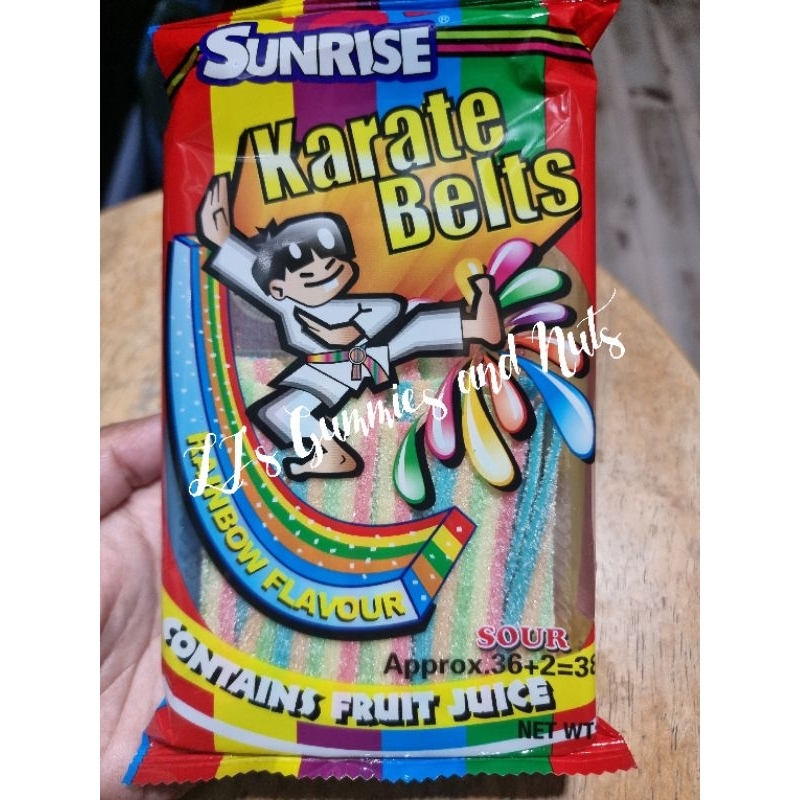 Sunrise Karate Belts (Rainbow, Strawberry, Ropes, Cola, Straw ...