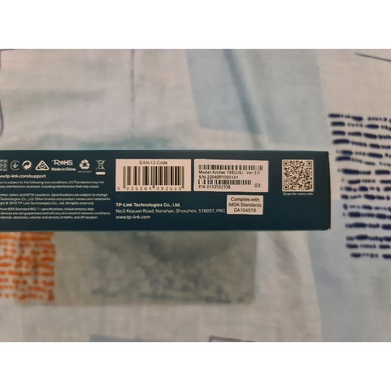 TPLINK Archer T6E AC1300 PCIE Wifi Adapter Dual Band 2.4ghz 5ghz 5g ...