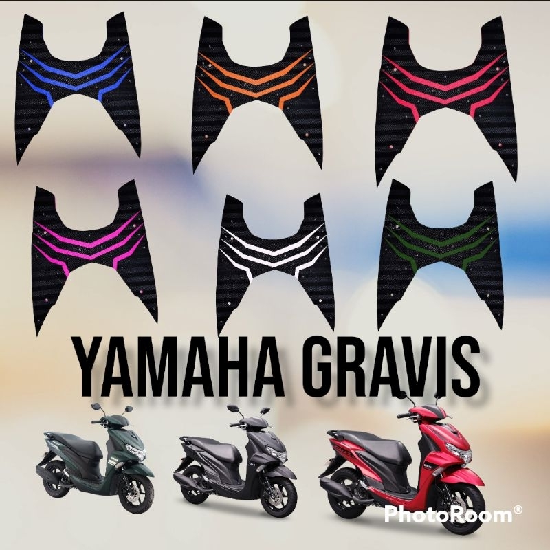 Yamaha mio gravis (V1) (V2 )(V3) 2023/2024/2025 Footboard Matting ...