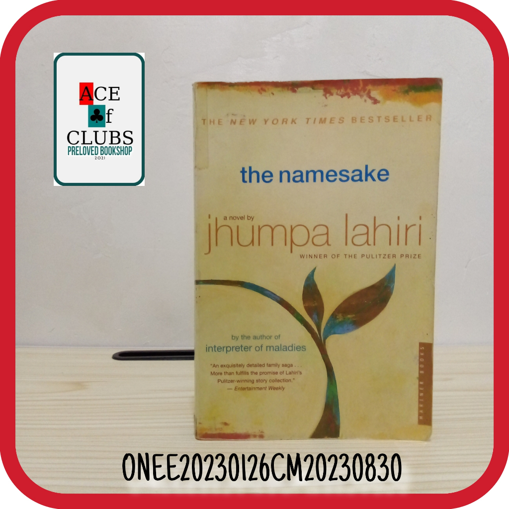The Namesake by Jhumpa Lahiri (Preloved/Used) | Shopee Philippines
