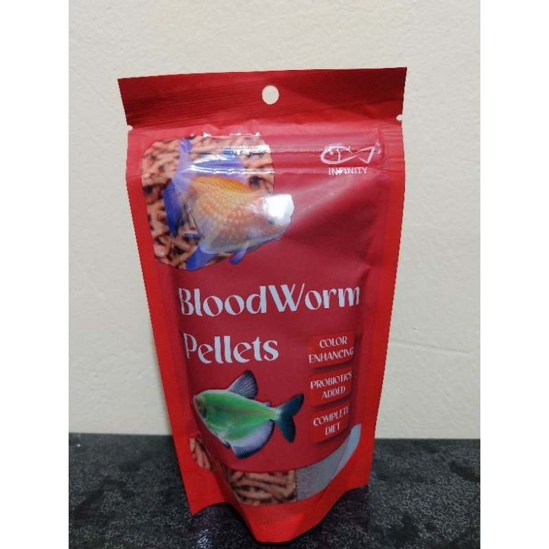 INFINITY Bloodworm Pellets 100g | Shopee Philippines