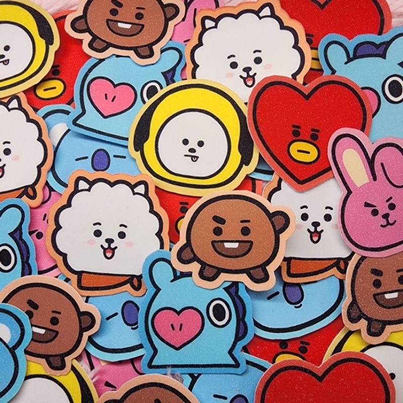 BT21 STICKER PACK(WATERPROOF VINYL) | Shopee Philippines