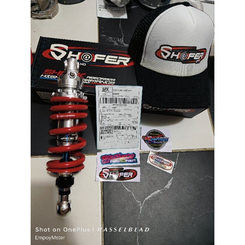 FREE sticker SHAFER Mono Shock Suspension RAIDER 150 Carb/Fi 285mm ...