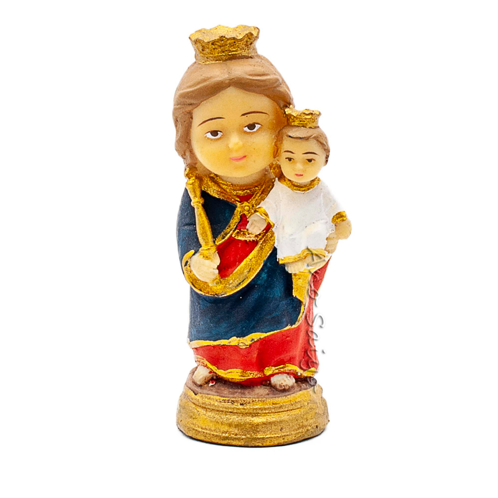 AnoSaiyo Mary Help of Christians Chibi Statue Religious Altar Figurine ...