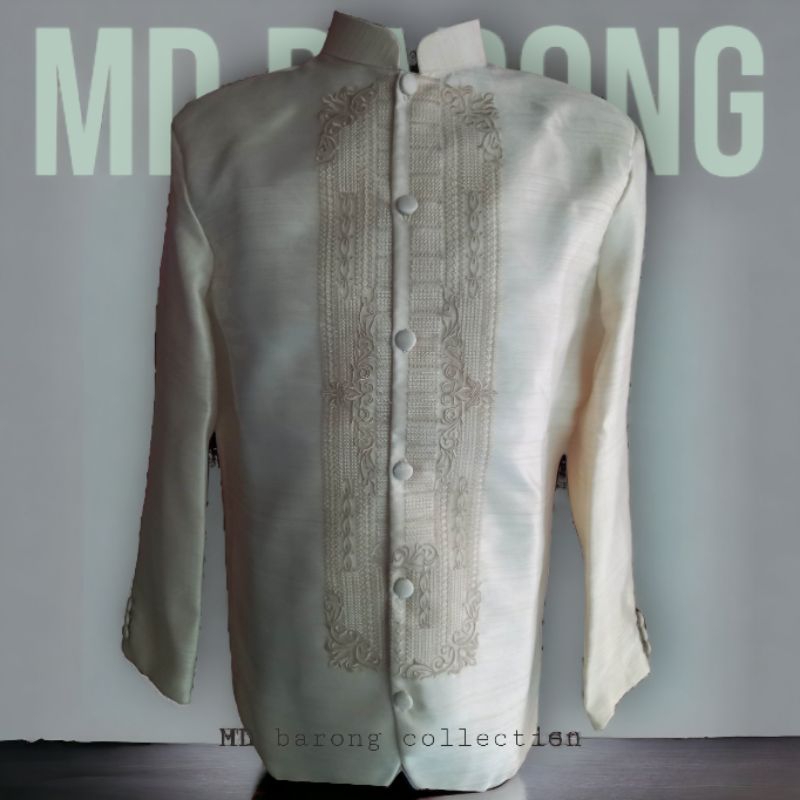 Coat barong | modern barong for men | computerized embroidered | Shopee ...