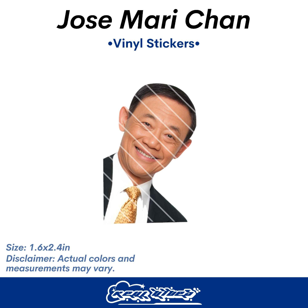 Jose Mari Chan Sticker peeker Christmas stickers peek Vinyl Stickers ...