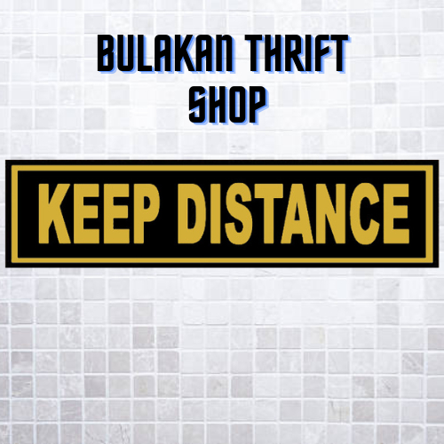 Keep Distance Sticker for Jeep Tricycles and E-Bike Waterproof 2.5x10 ...