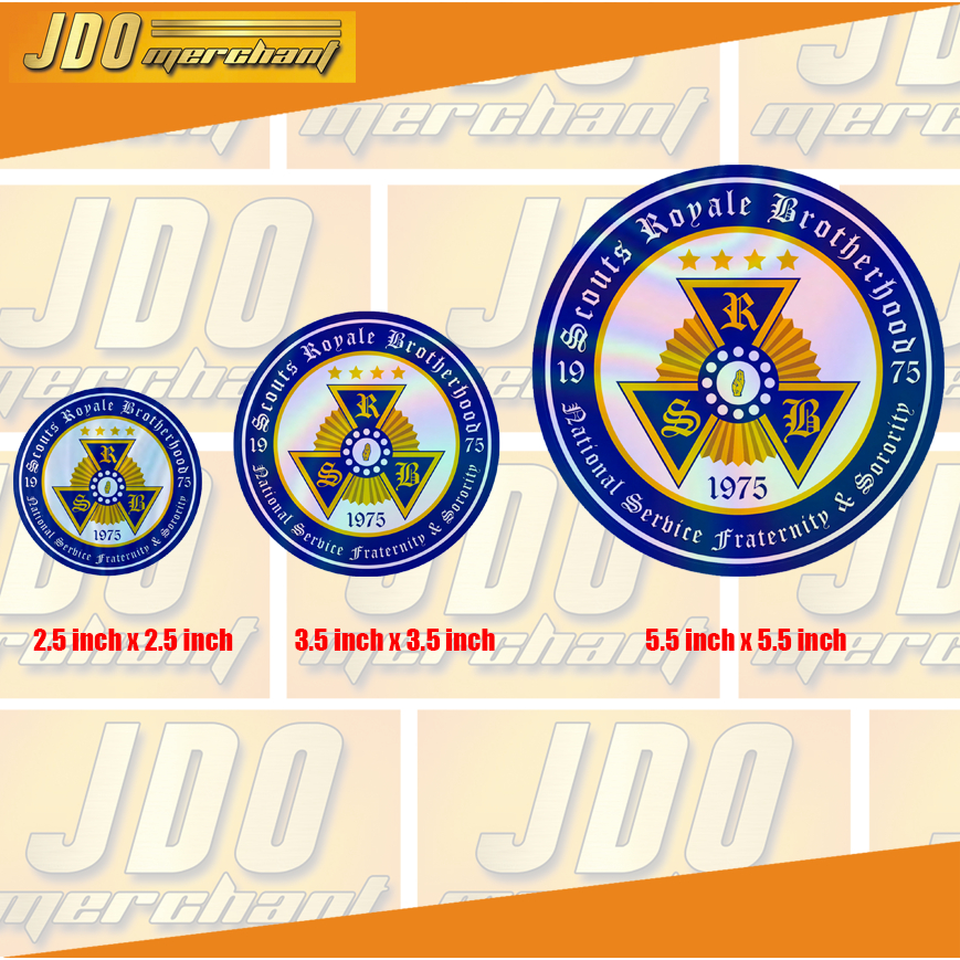 SRB Scout Royale Brotherhood Printed High Quality Laminated hologram ...