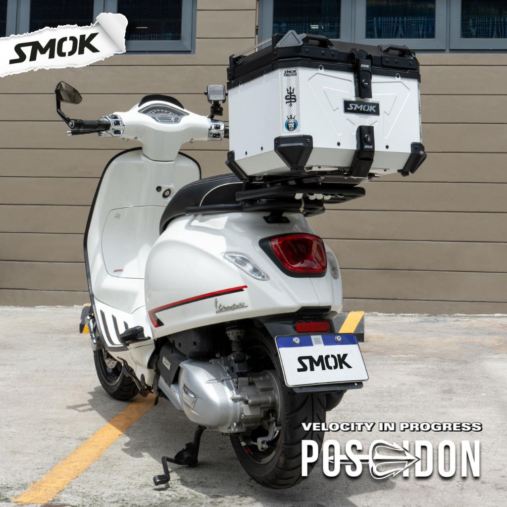 SMOK ALLOY TOP BOX ALUMINUM 45L X Design With Backrest Edition Heavy ...