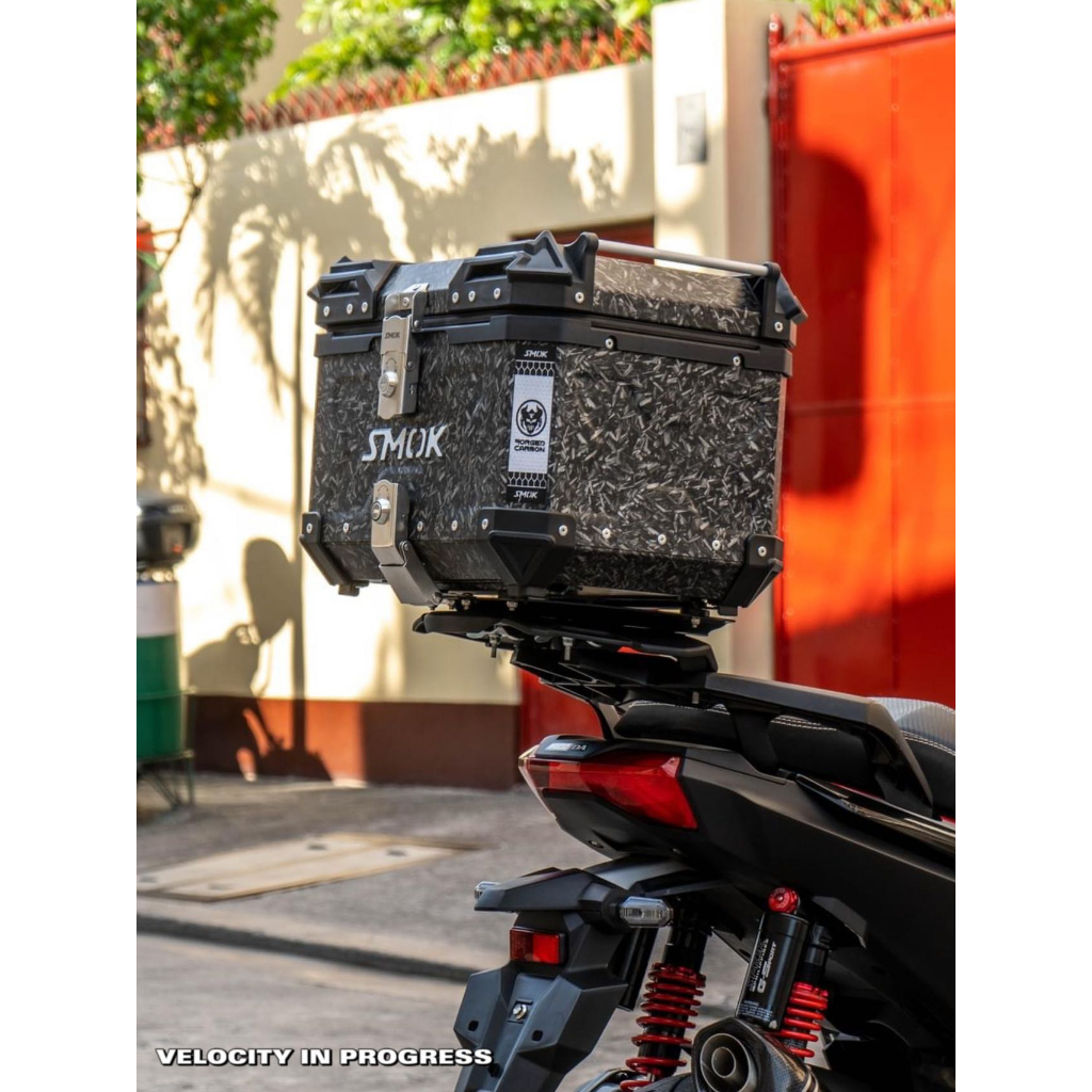 SMOK ALLOY TOP BOX ALUMINUM 45L X Design With Backrest Edition Heavy ...