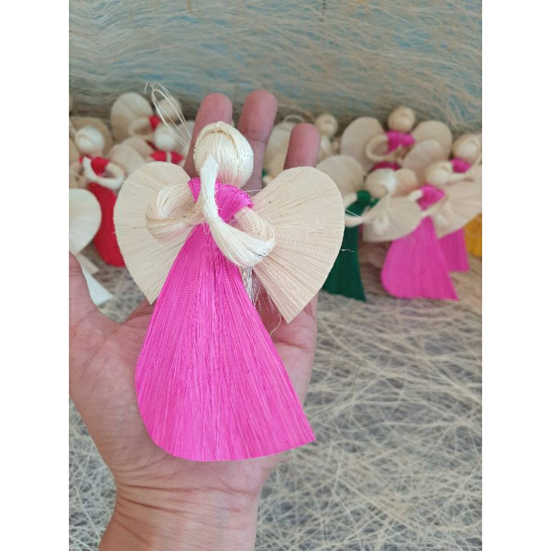 Abaca angels christmas tree ornaments | Shopee Philippines
