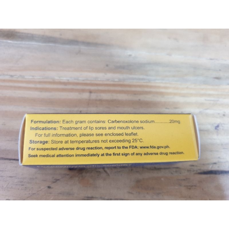 Rowagel 2% Gel 5grams Carbenoxolone sodium (used to treat singaw ...