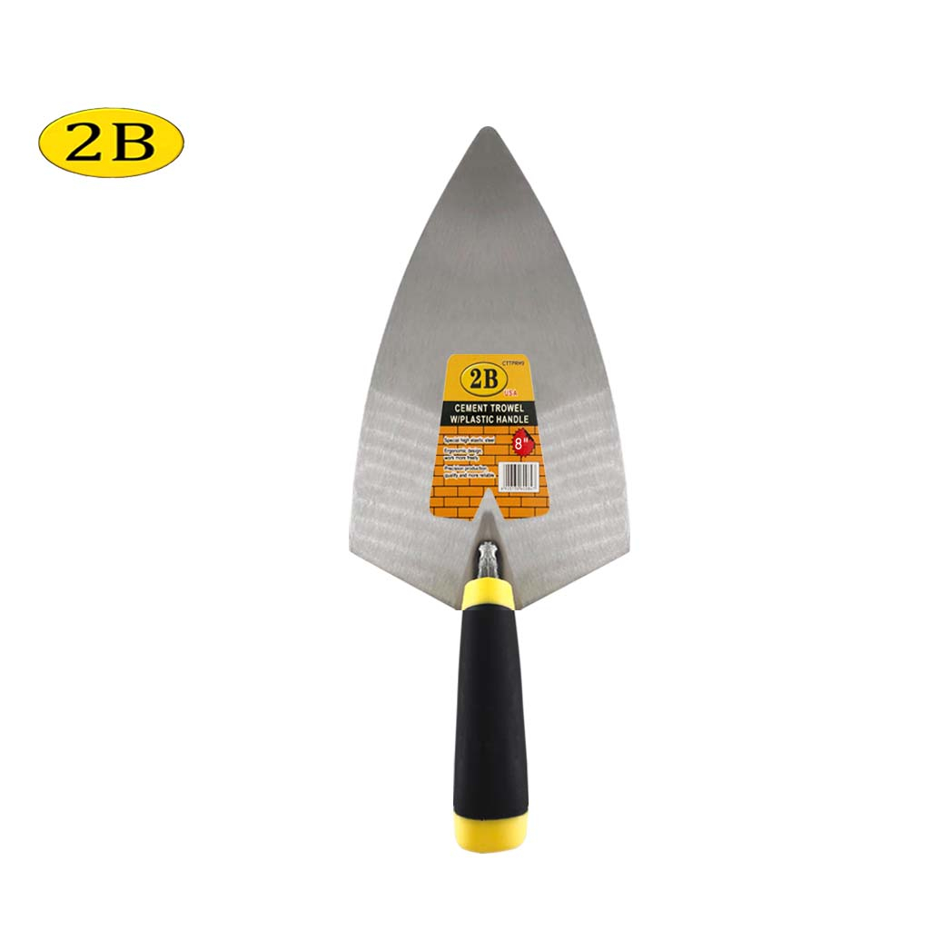 2B 8" Pointed Cement Bricklayer Trowel Handle Heavy Duty for Leveling ...
