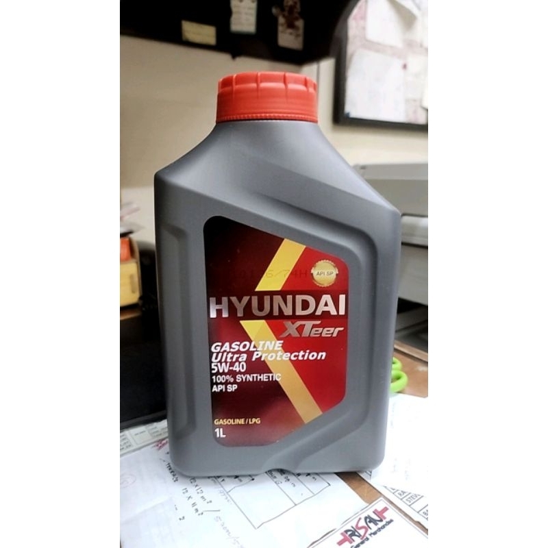 Hyundai Xteer Gasoline 5W40 Fully Synthethic 1 liter | Shopee Philippines