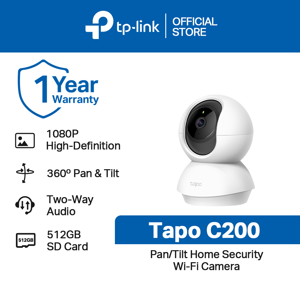 TP-Link | Tapo C200 | Indoor cctv camera 360 baby monitor pet camera ...