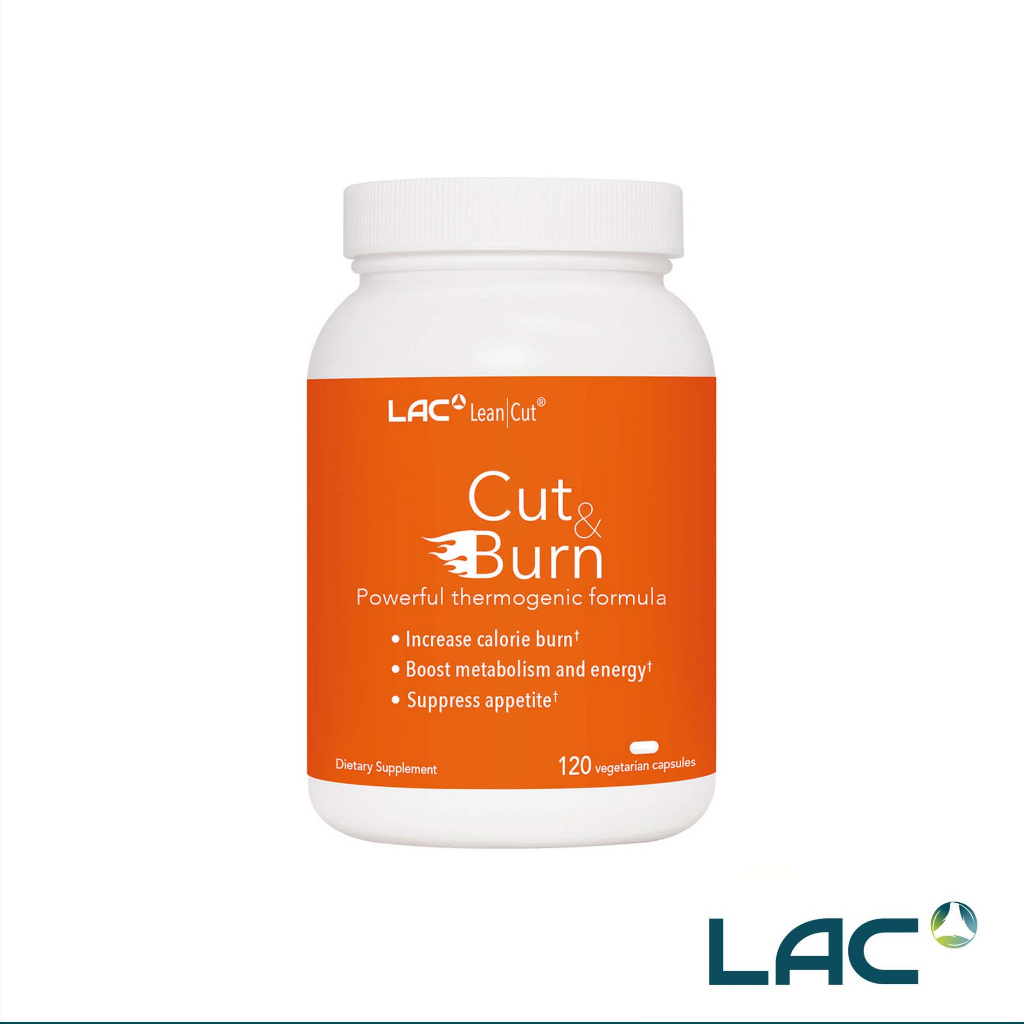 Lac Lean Cut & Burn 120 Capsules (Consume Within September 2027 ...