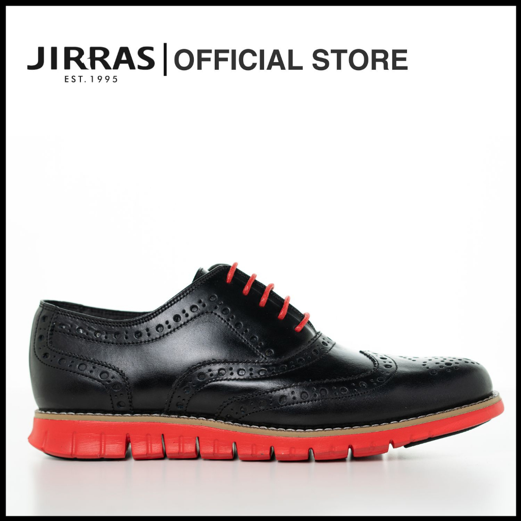 JIRRAS Men Wingtip Oxford Shoes Genuine Leather Filipino Handcraft ...