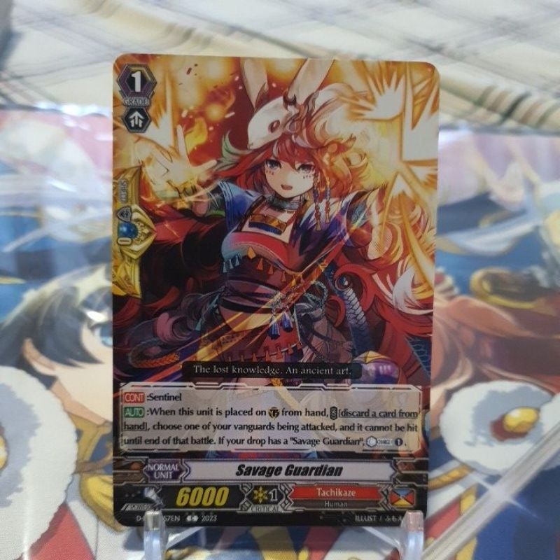 SAVAGE GUARDIAN C D-PV01 CARDFIGHT VANGUARD ENGLISH | Shopee Philippines