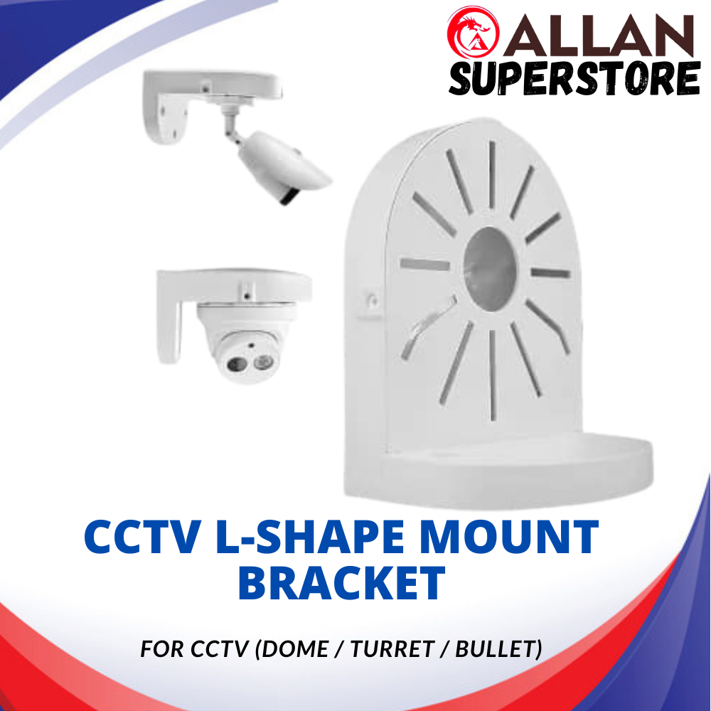 Allan Superstore CCTV Bracket Plastic Bracket Wall Mount | Shopee ...