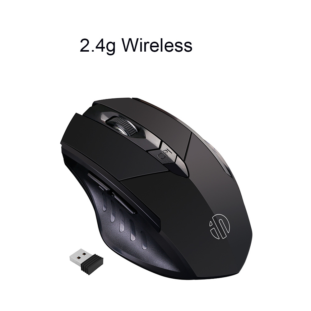 PM6 Wireless Mouse Rechargeable Office Adjustable DPI Mute Bluetooth ...