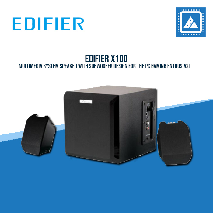 Edifier X100 Black Speaker | Shopee Philippines