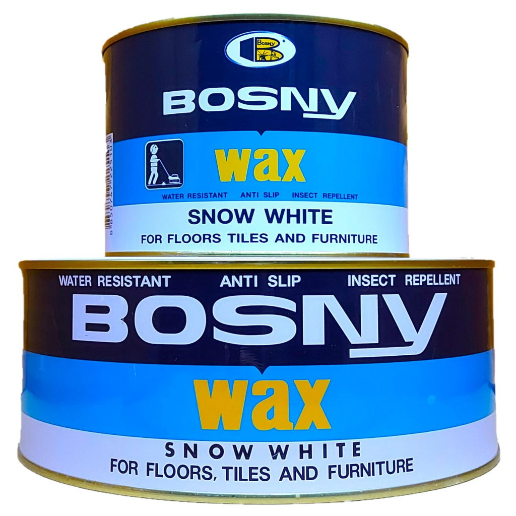 Bosny Wax for Floor Tiles and Furniture B225 Snow White - 400g/800g ...