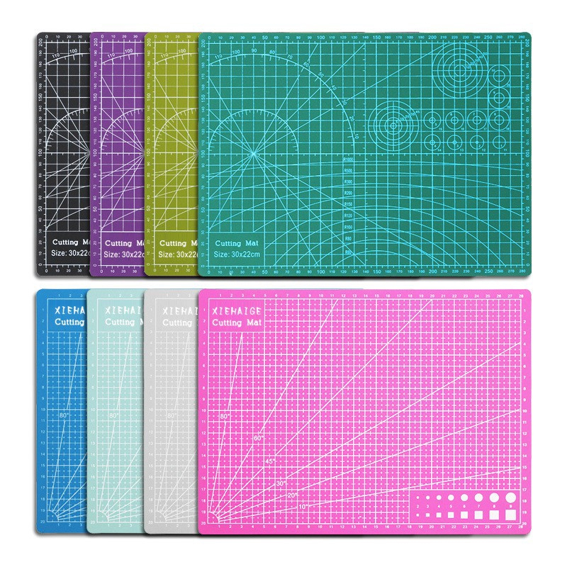 A1 A2 A3 PVC Cutting Mat Multiple Sizes Self Healing Cutting Pad Double ...