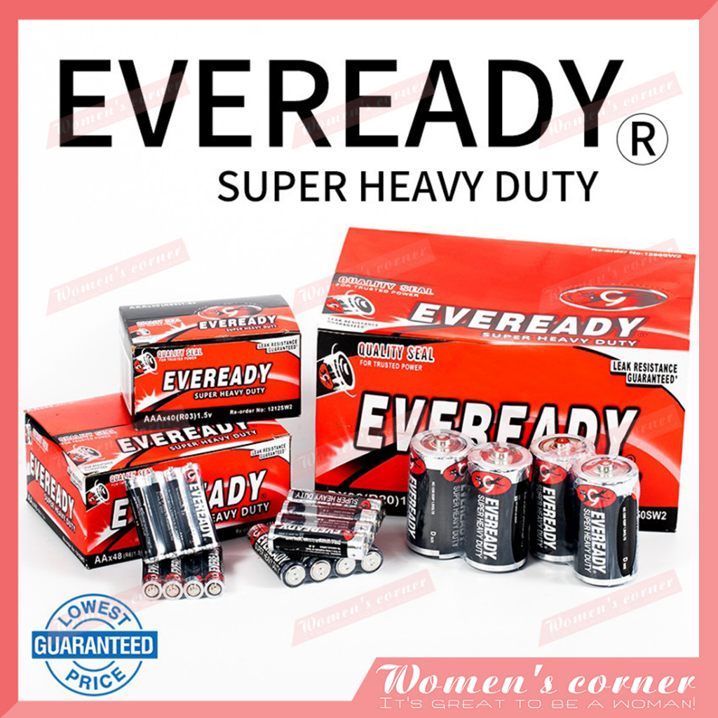 Eveready AA/AAA/D BATTERY & Kingever AA/AAA /D Battery(1 pad 4 pieces ...
