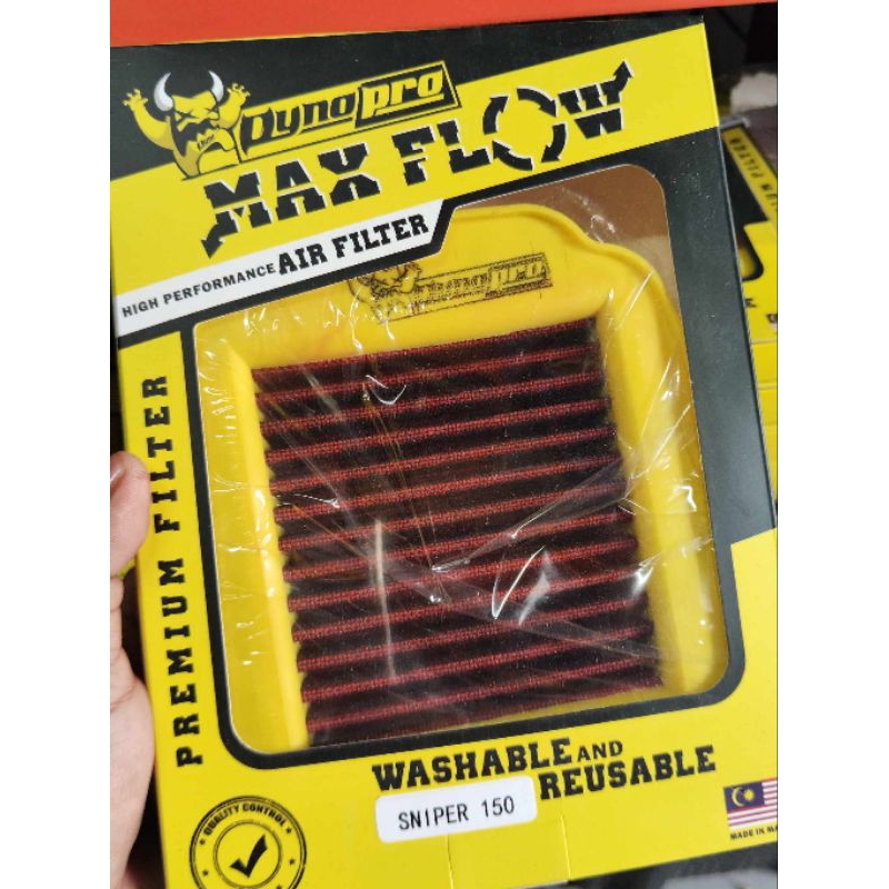 DYNOPRO Max Flow Air Filter SNIPER150 SNIPER155 Sniper 150 Sniper 155 ...