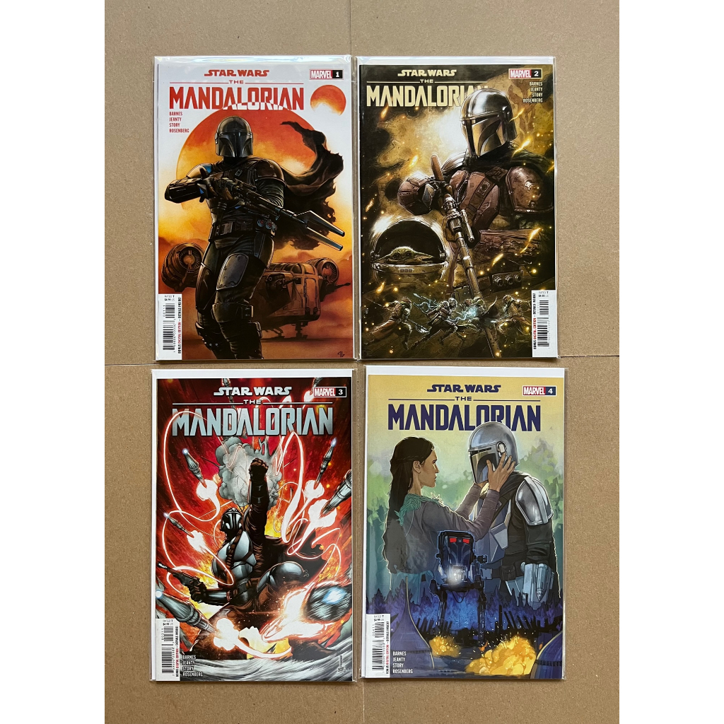 Star Wars The Mandalorian Season One Part One Complete Set of 4 Regular ...