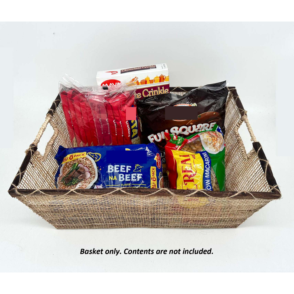 Tapered Rectangular Abaca Basket | Shopee Philippines